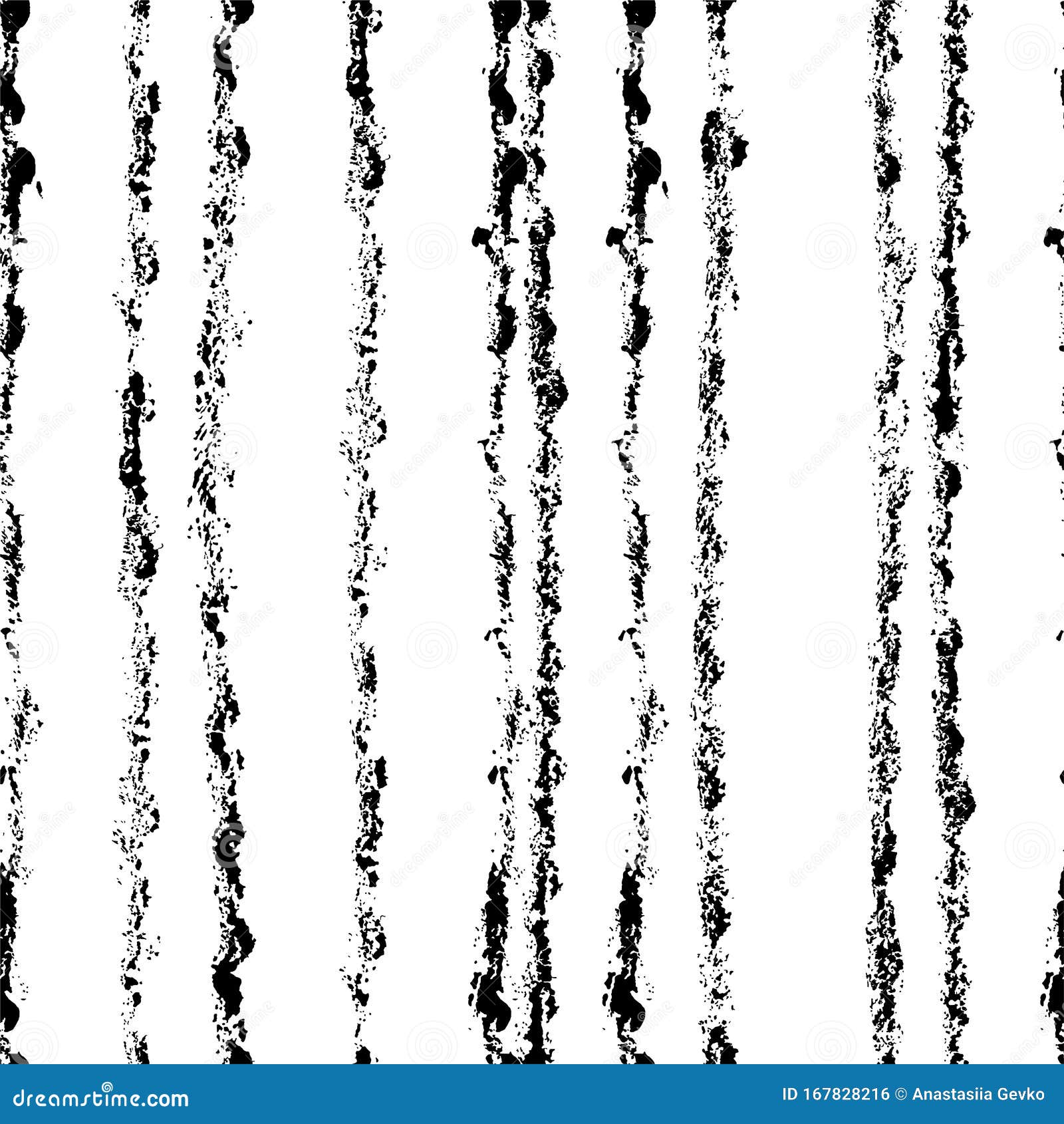 Vertical Charcoal Lines Vector Seamless Pattern Stock Vector ...
