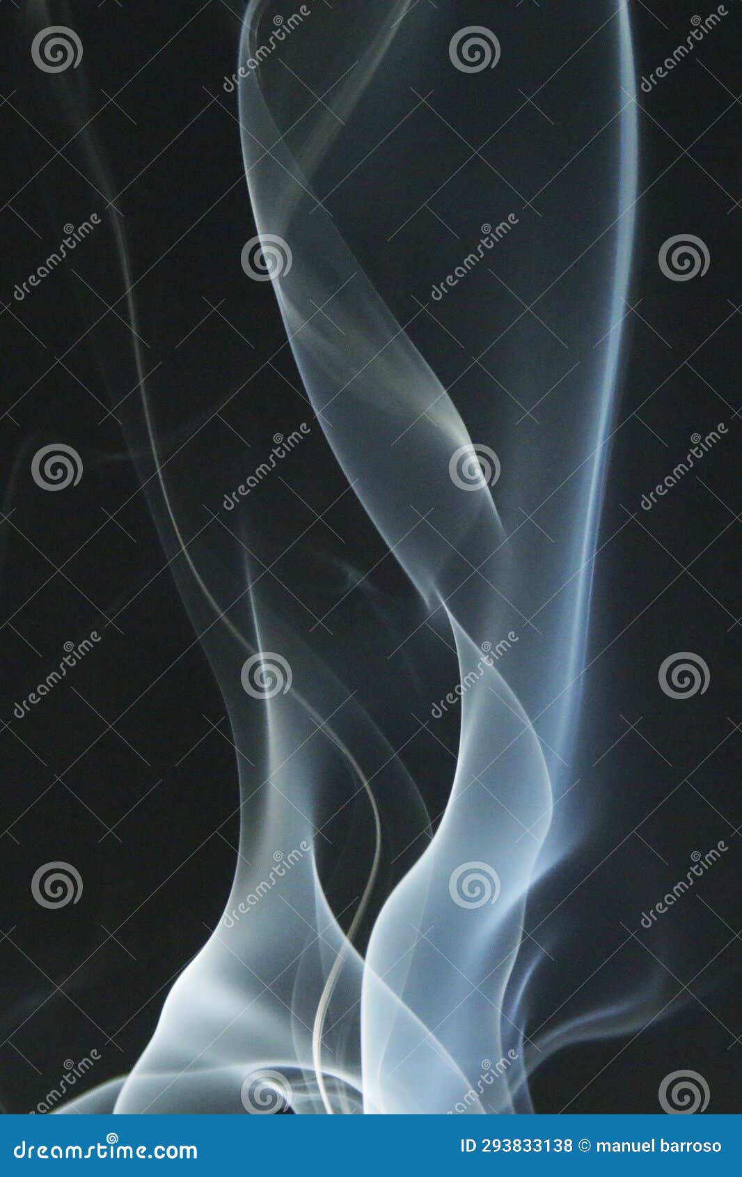 Vertical Cigar Smoke with Black Making . Stock Photo - Image of organ ...