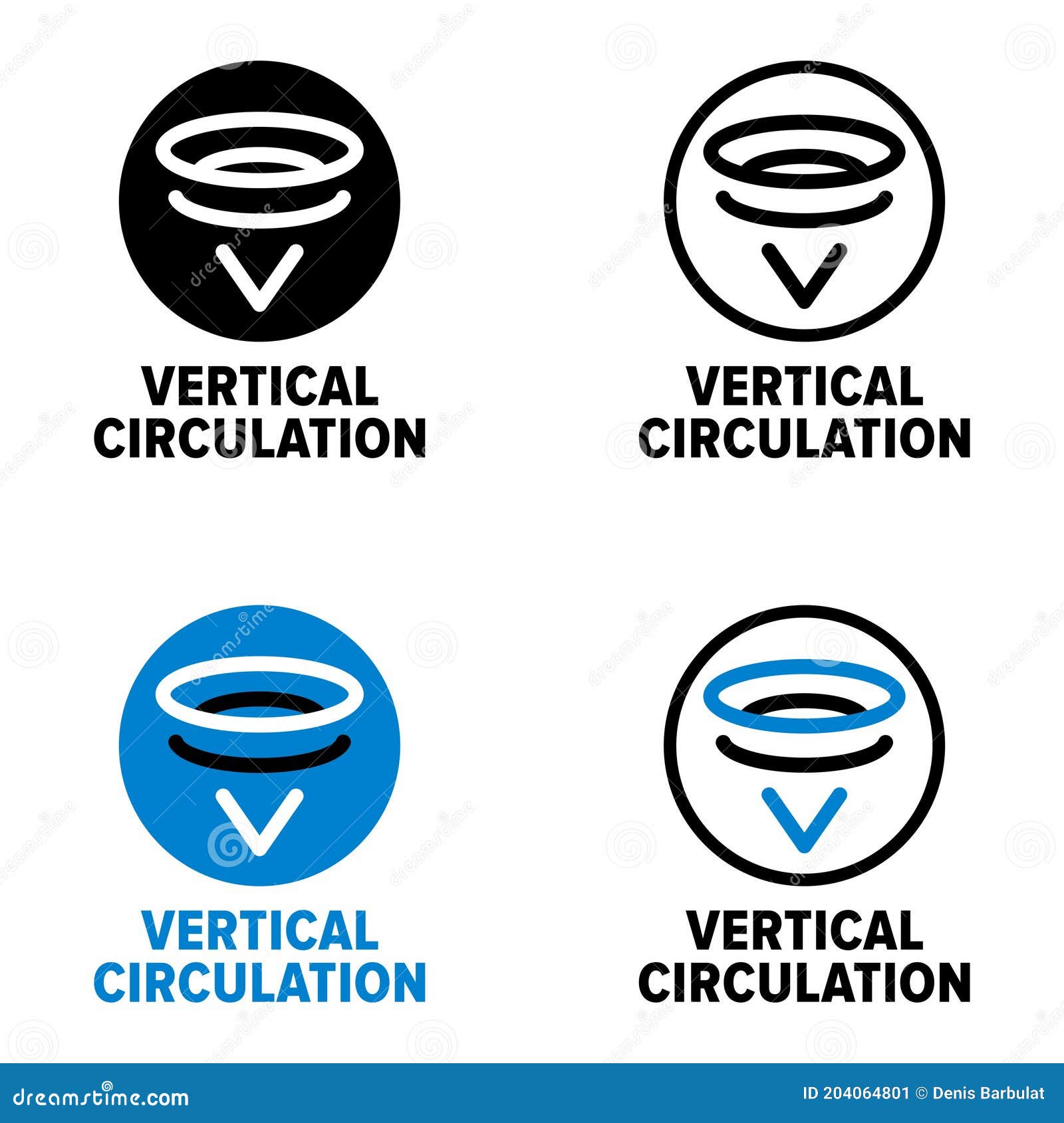 `Vertical Circulation` System Information Sign Stock Vector ...