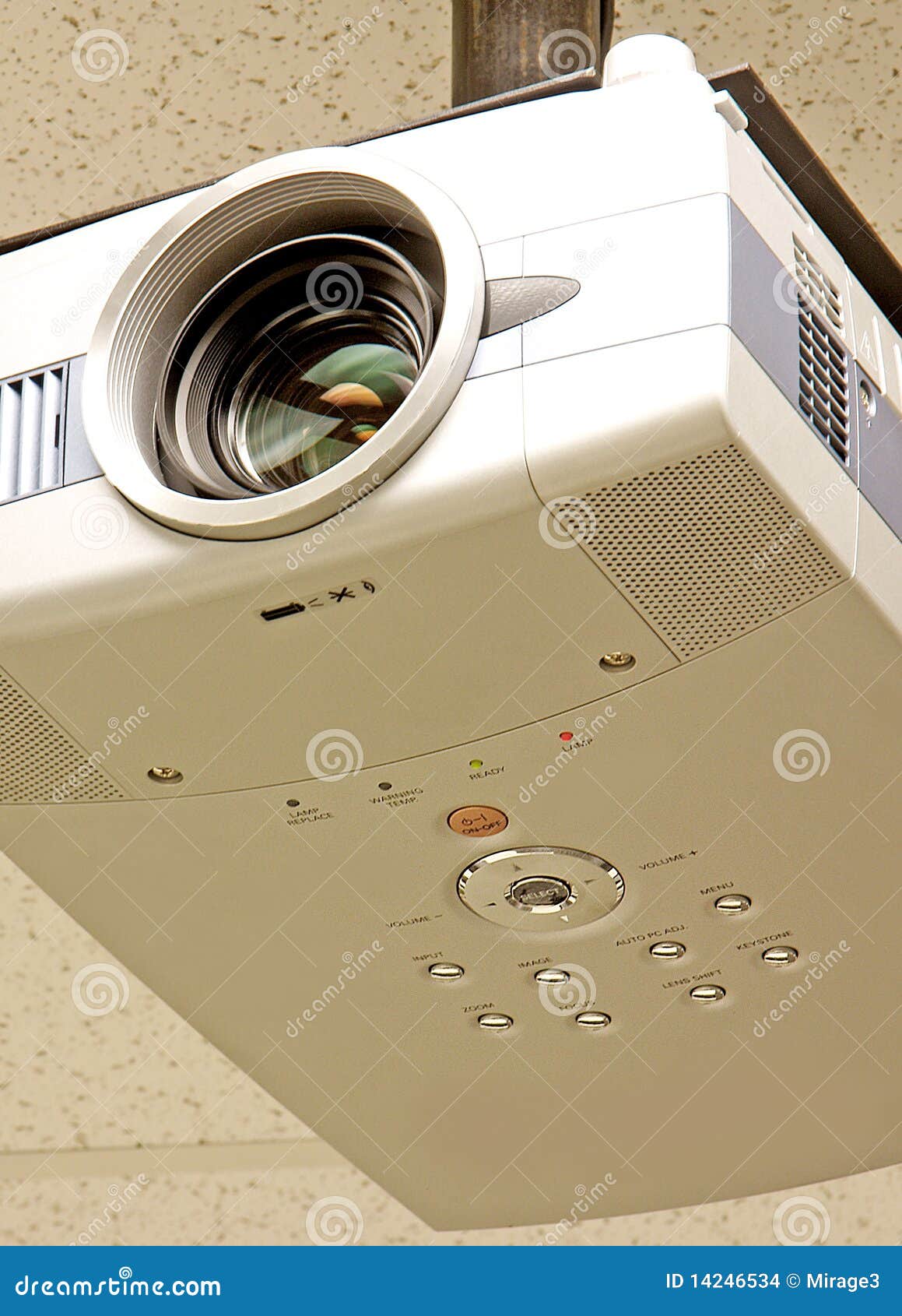 Vertical Classroom Projector Stock Photo - Image of technology, multi ...