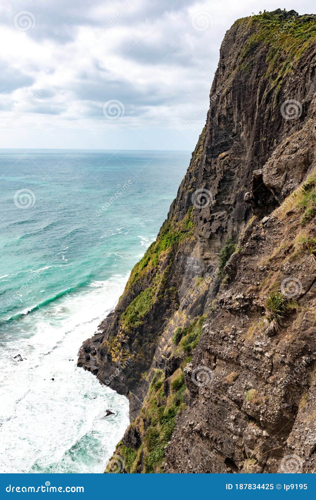 Vertical Cliff from Lookout Stock Image - Image of travel, vacation ...