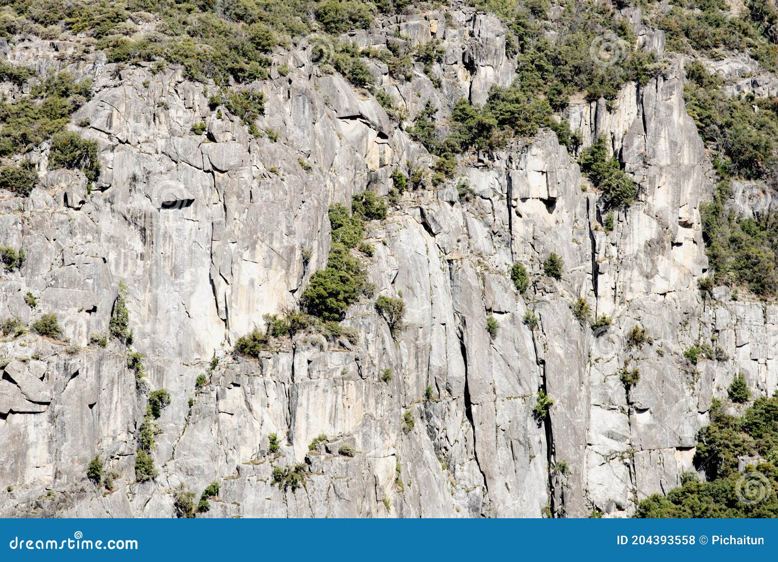 Vertical cliff stock photo. Image of mariposa, cliff - 204393558