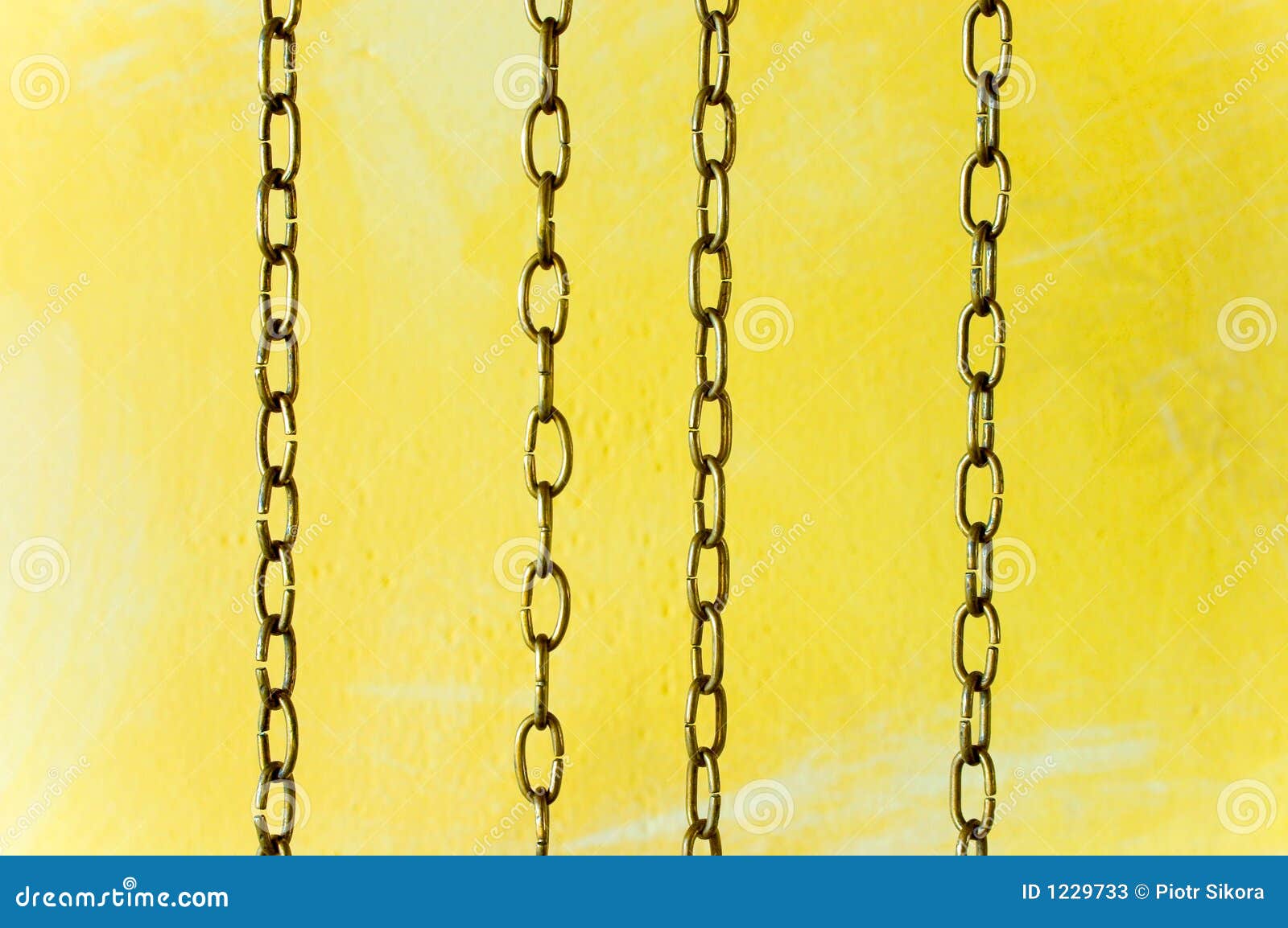 Vertical clock chains stock image. Image of consolidate - 1229733