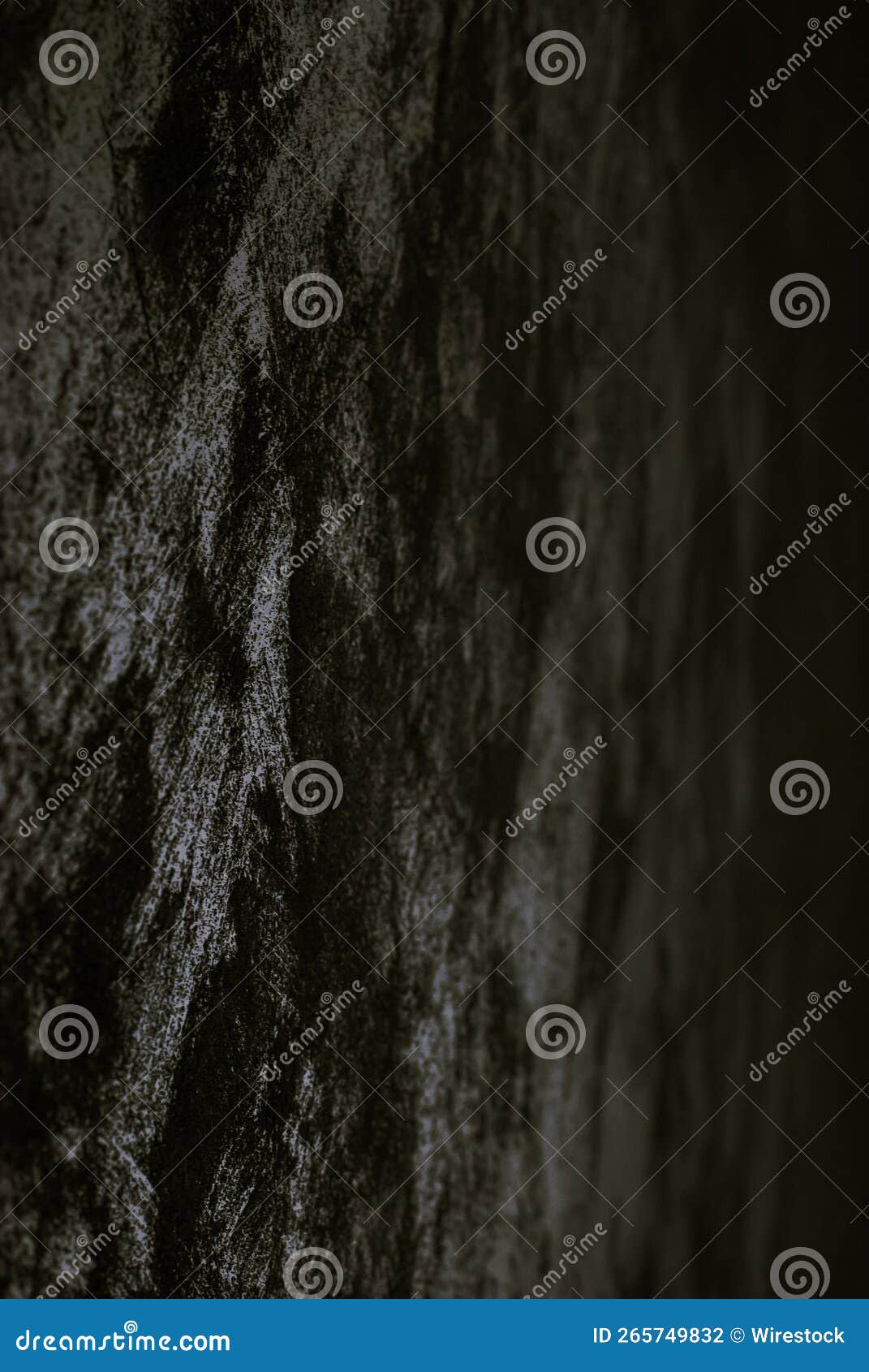 Vertical Closeup Shot of the Texture of a Dark Cave Wall Stock ...