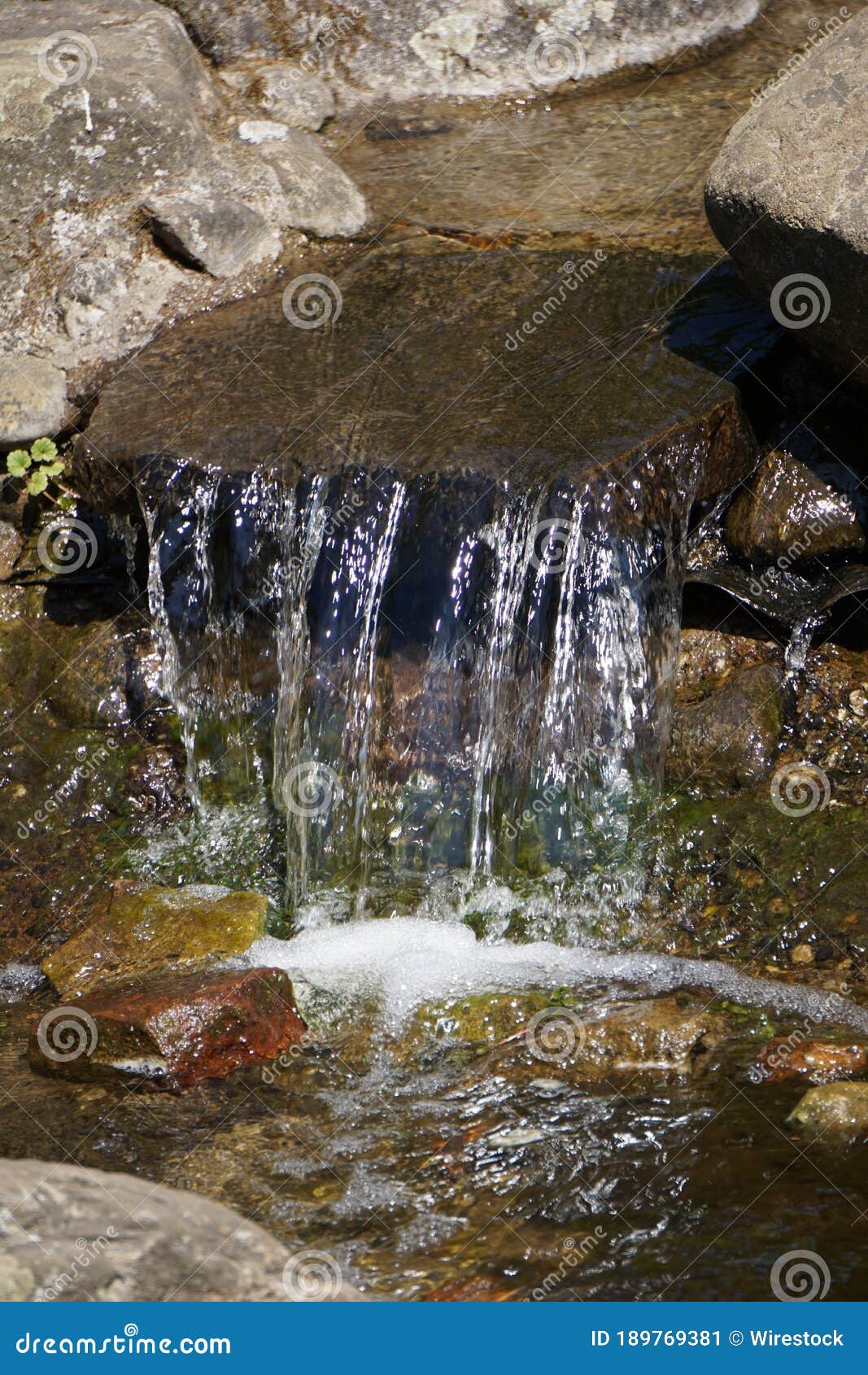 Vertical Closeup Shot of Water Stream Stock Image - Image of closeup ...
