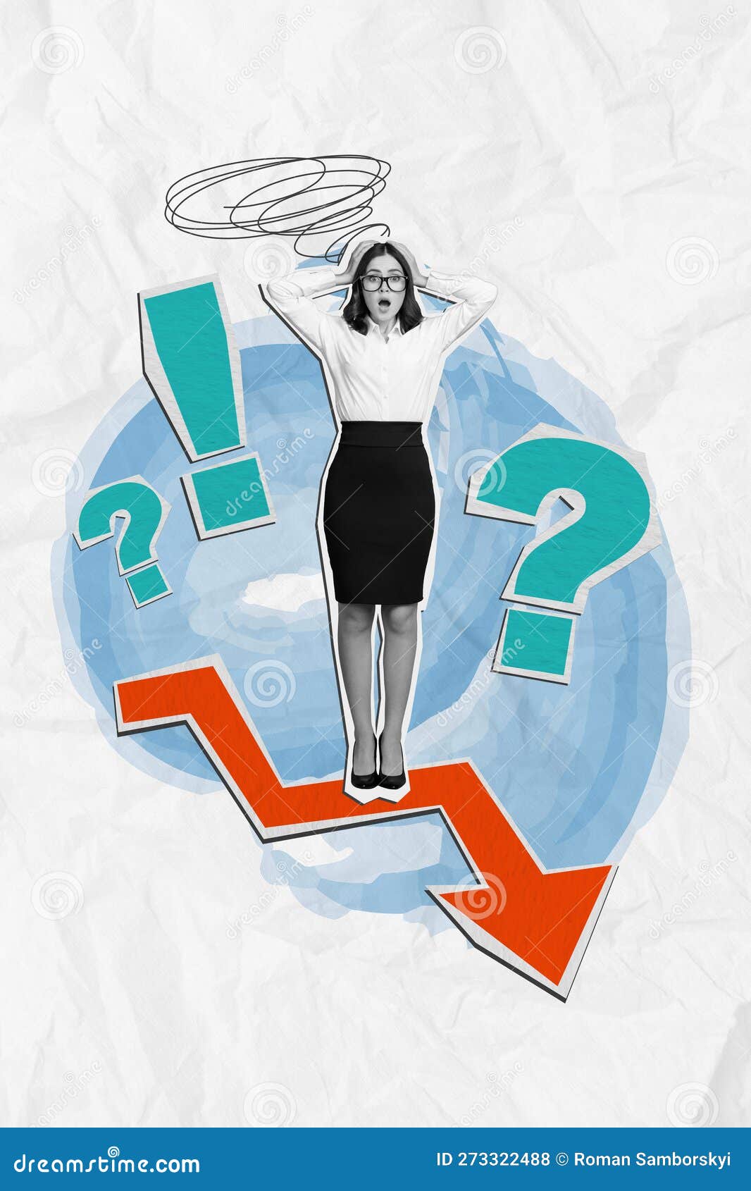 Exclamation And Question Marks Symbol. Magnifying Glass With ... Exclamation And Question Marks Symbol. Magnifying Glass With ...