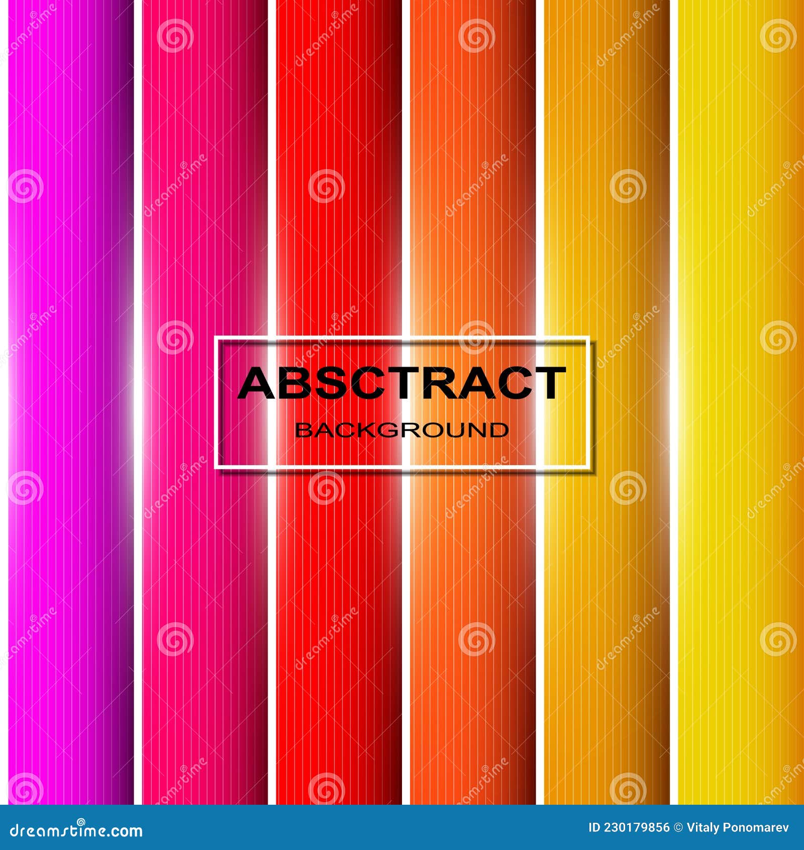 6 Vertical Colored Stripes. Abstract Vector Background Stock Vector ...