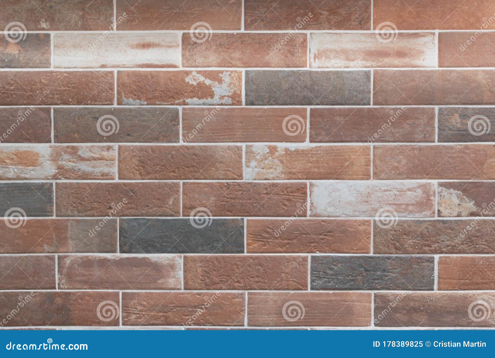 Vertical Colorful Brick Background Texture Stock Image - Image of ...