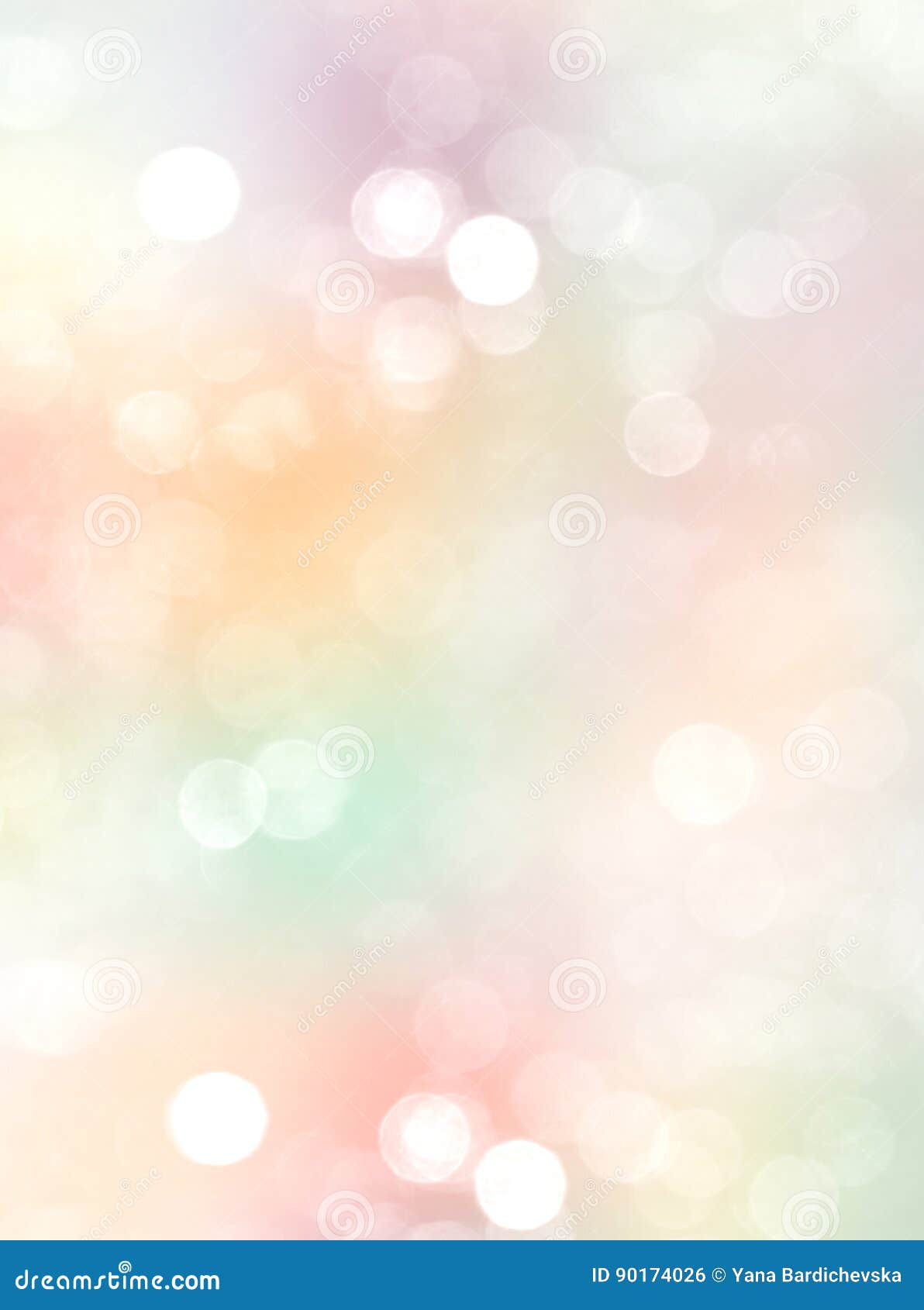 Vertical Colorful Pastel Spring Summer Background. Stock Illustration ...