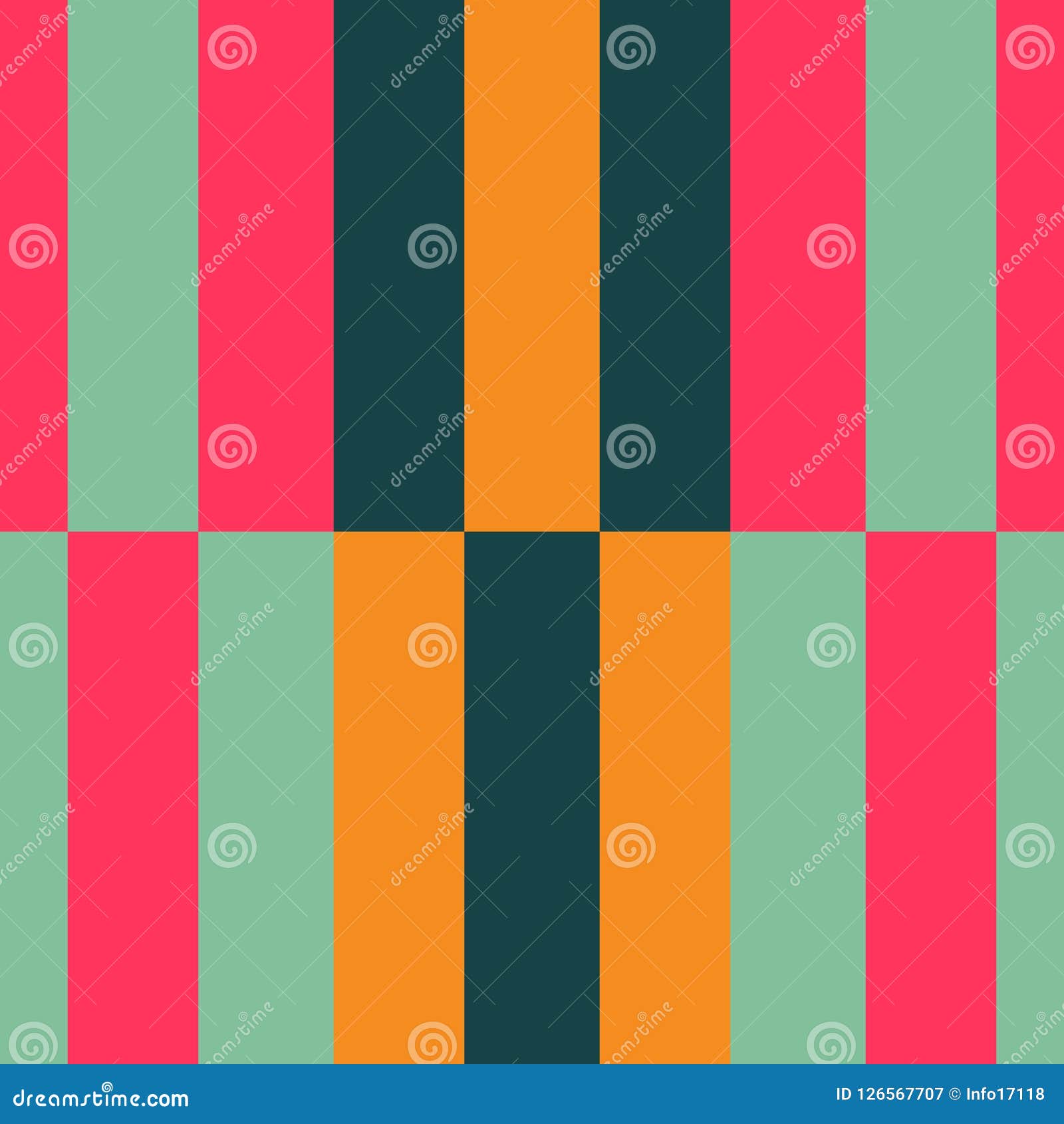 Vertical Colorful Shades Stripes Print Vector Stock Vector ...