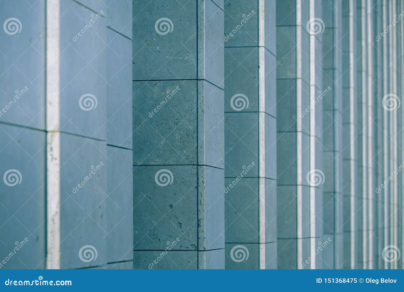 Vertical Of Columns Covered With Mosaic Tiles Royalty-Free Stock Image ...