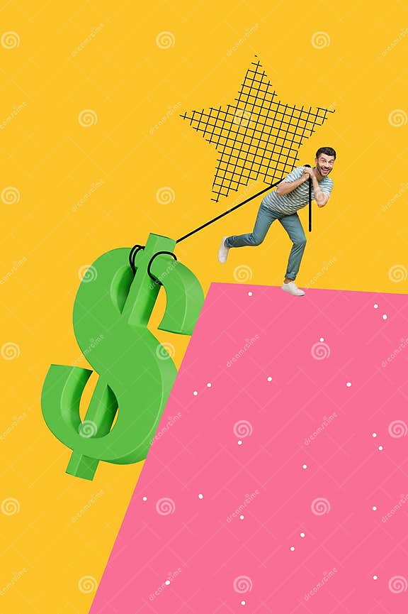 Vertical Composite Artwork Collage Image Picture of Mini Guy Pull ...