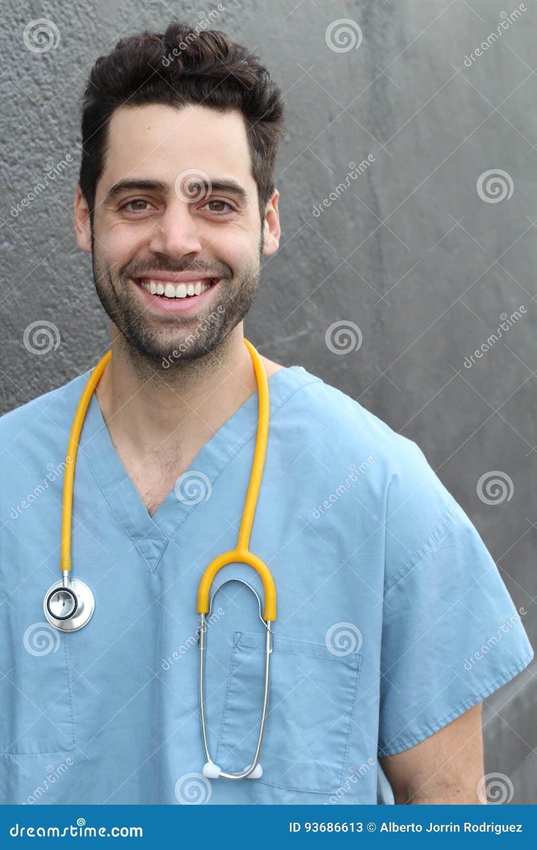 Vertical Composition of a Nurse - Stock Image Stock Image - Image of ...