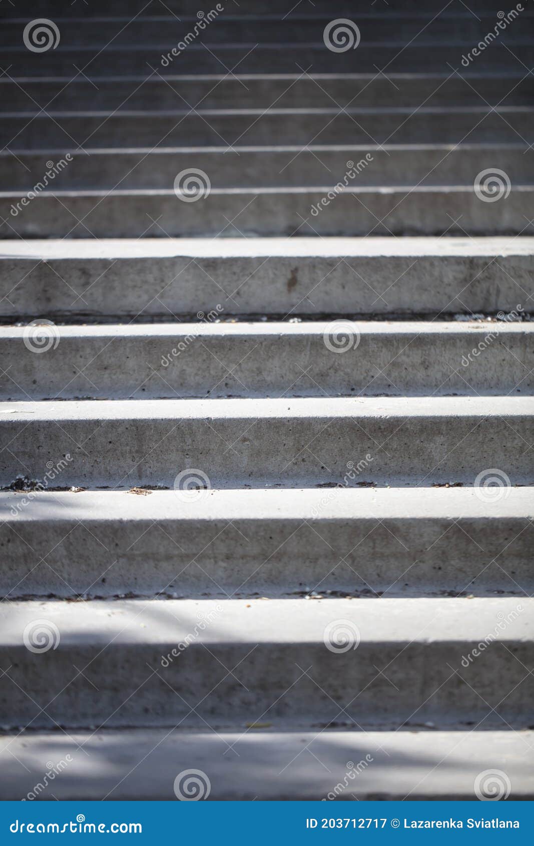 Vertical concrete steps. stock image. Image of outdoor - 203712717