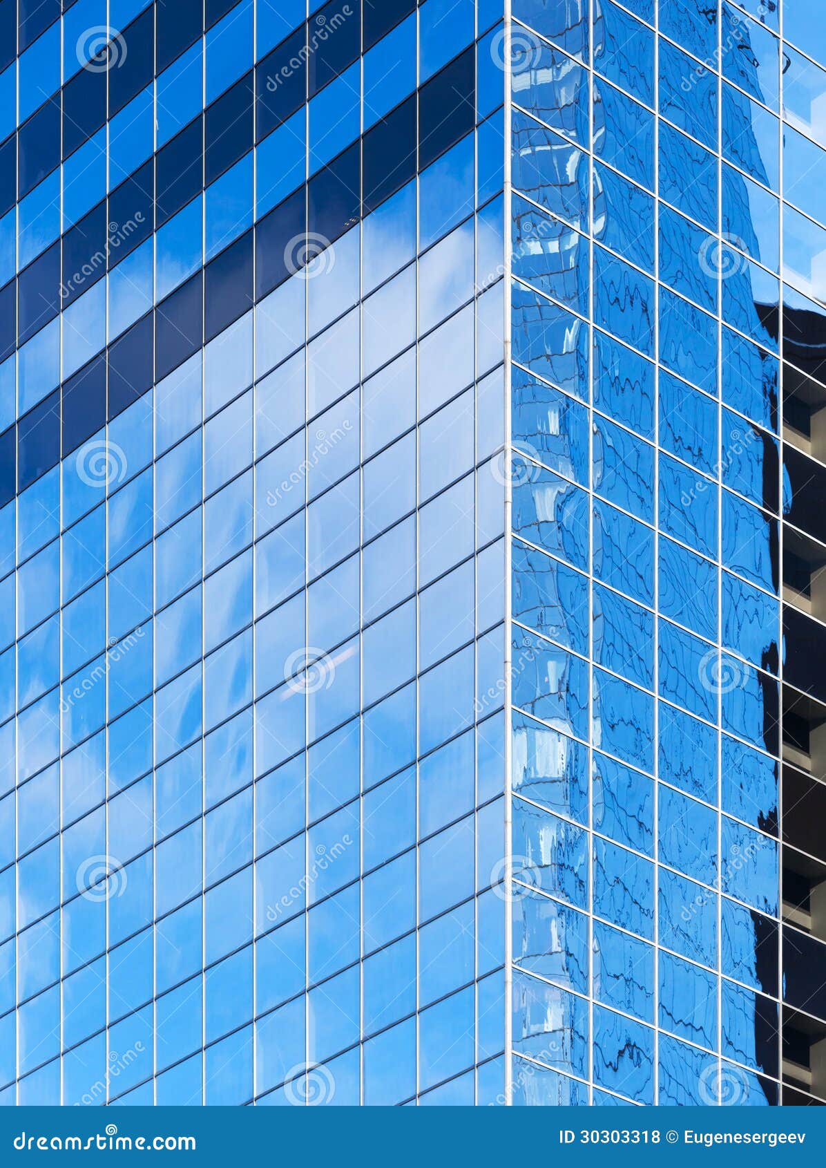 Vertical Corner of Modern Office Building Stock Photo - Image of corner ...