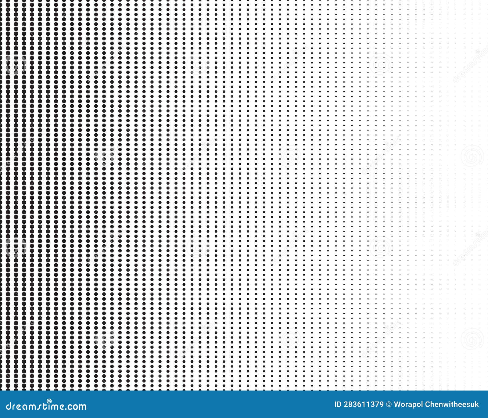 Vertical Dots Line Pattern, Black Color Halftone Abstract Background ...