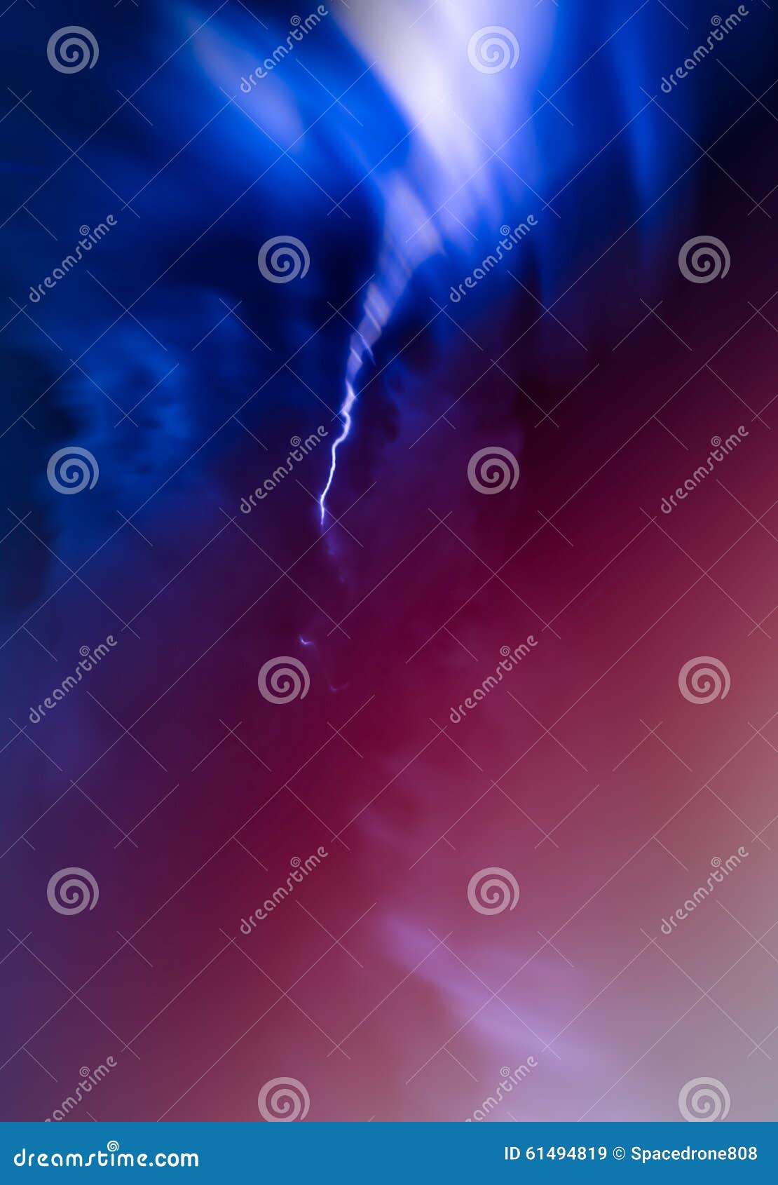 Vertical Dramatic Lightning Strike Stock Image - Image of spinning ...