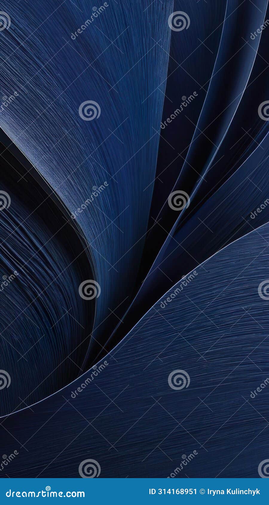 Vertical Empty Indigo Color Texture Background with Space for Text ...