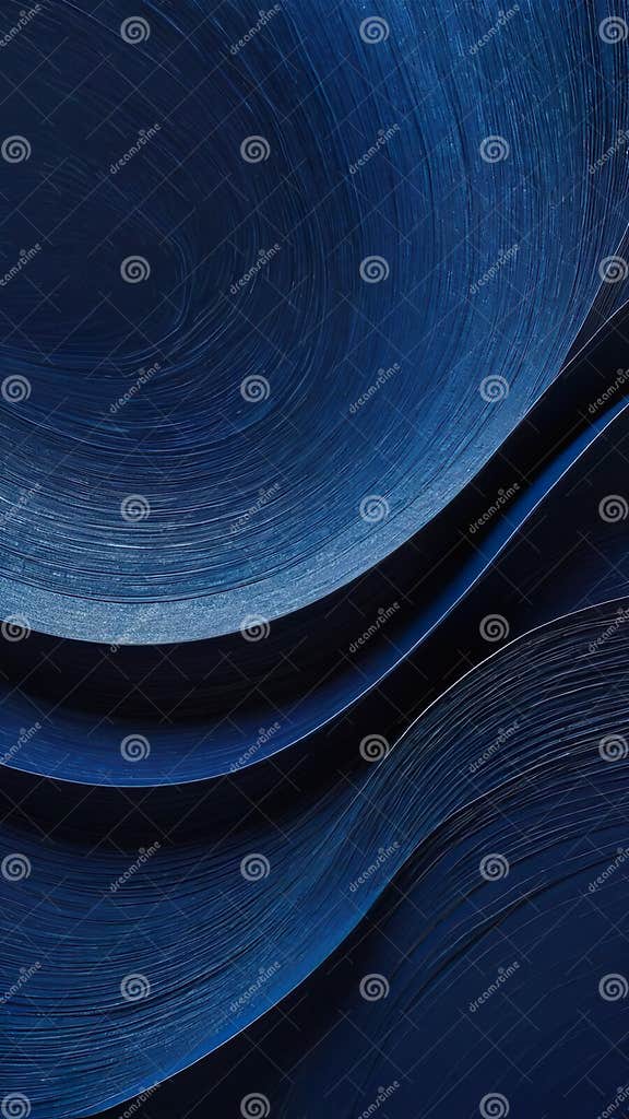 Vertical Empty Indigo Color Texture Wave Background with Space for Text ...