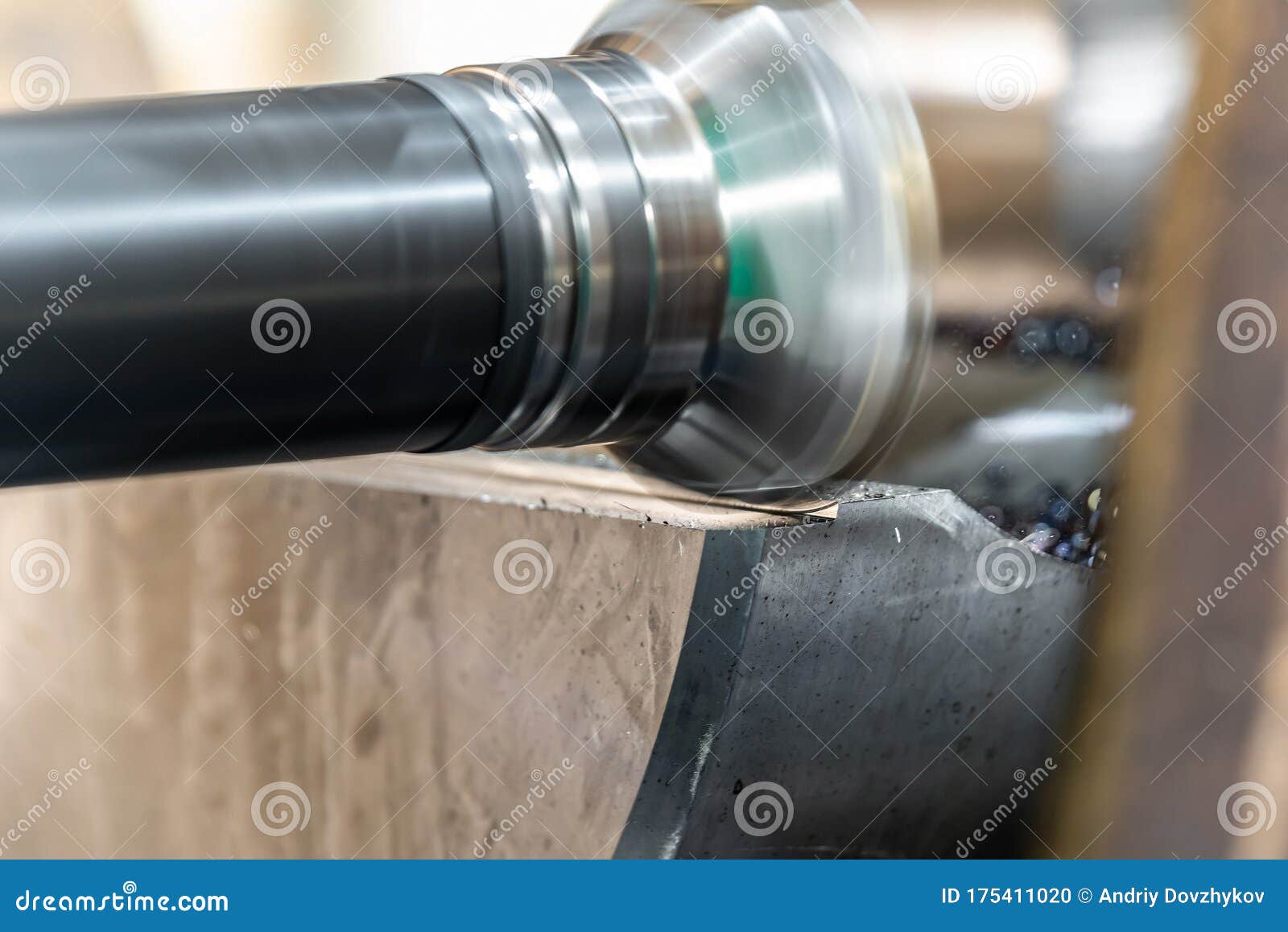 Vertical Feed of the Cutter on a CNC Milling Machine, Metal Cutting ...