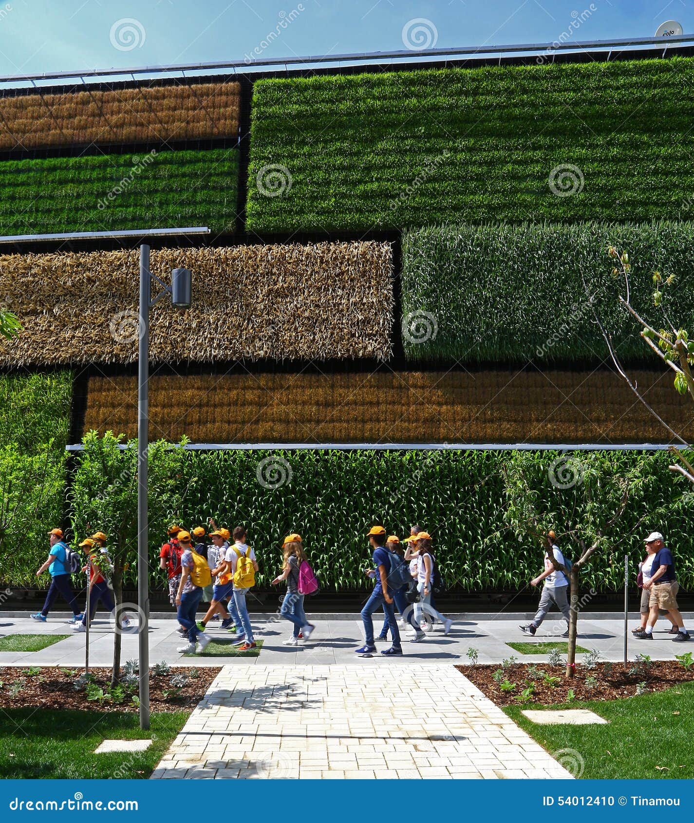 Vertical Fields in Expo 2015, Milan Editorial Image - Image of vertical ...