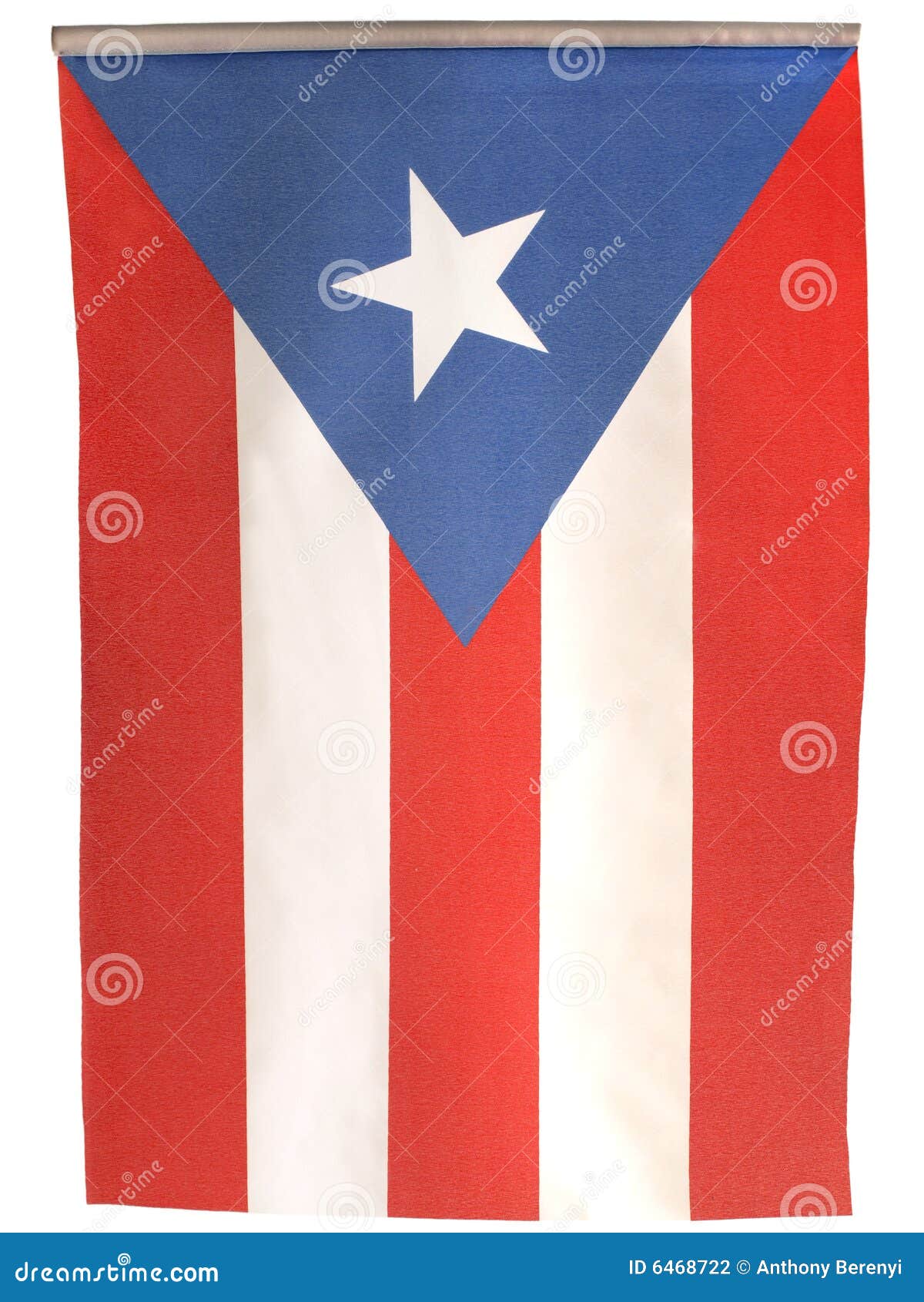 Vertical Flag Puerto Rico Flag Stock Photo - Image: 6468722