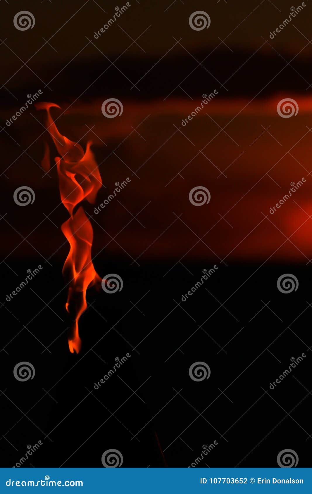Vertical Flame From Torch With Sunset Background Royalty-Free Stock ...
