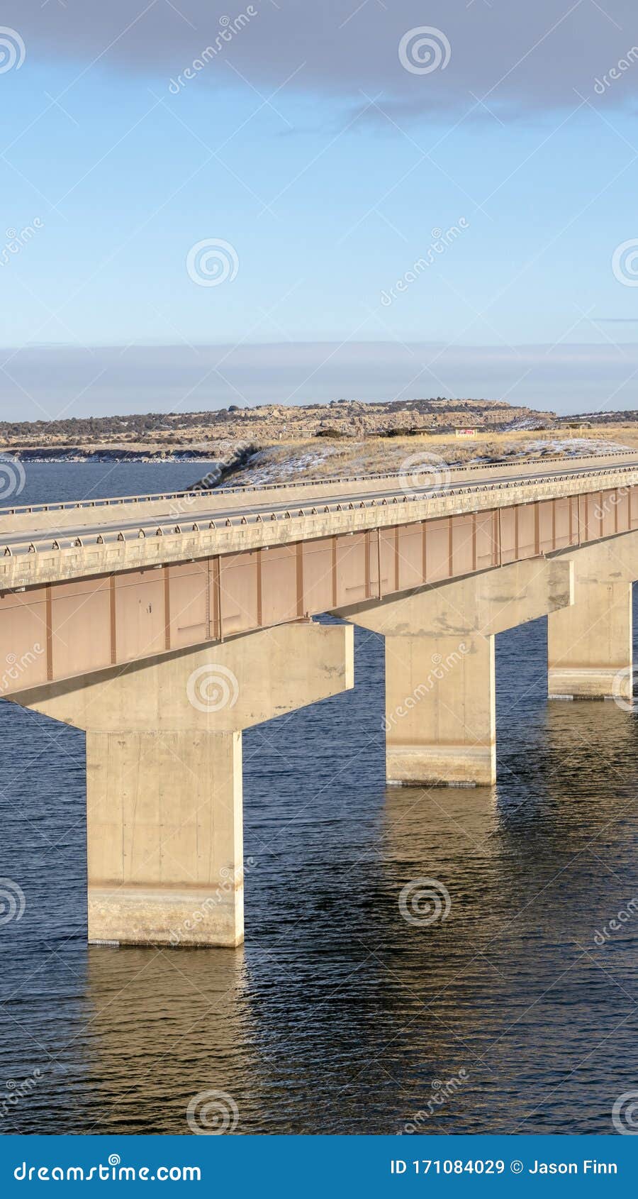 Vertical Frame Beam Bridge with Deck Supported by Abutments or Piers ...