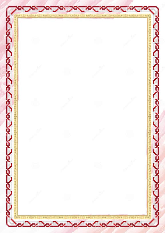 Vertical Frame and Border with Denmark Flag Stock Illustration ...