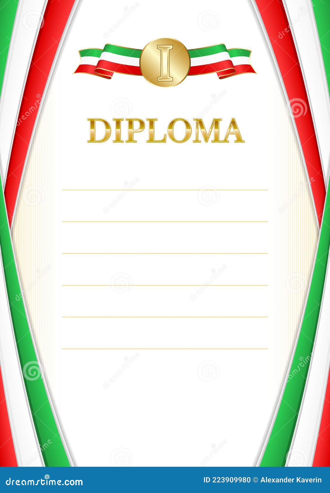 Vertical Frame and Border with Iran Flag Stock Vector - Illustration of ...