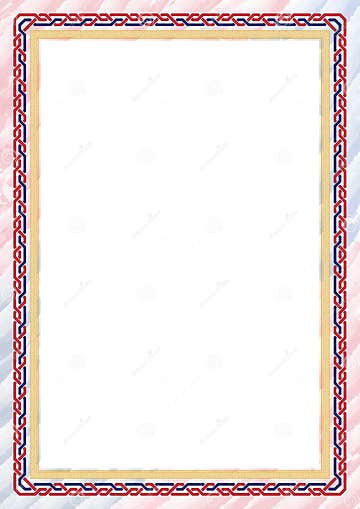 Vertical Frame and Border with Laos Flag Stock Illustration ...
