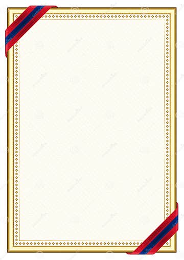 Vertical Frame and Border with Laos Flag Stock Vector - Illustration of ...