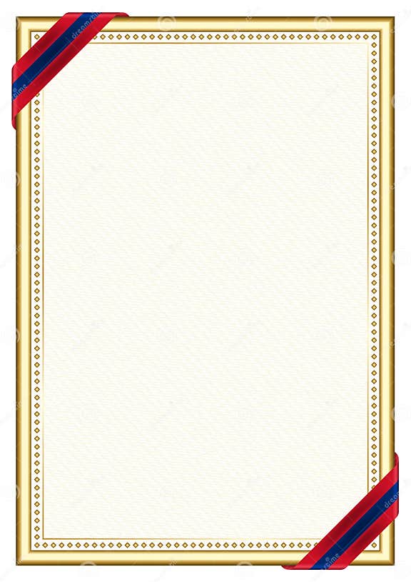 Vertical Frame and Border with Laos Flag Stock Vector - Illustration of ...