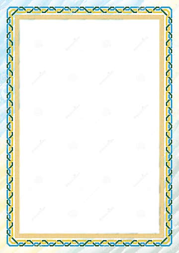 Vertical Frame and Border with Rwanda Flag Stock Illustration ...