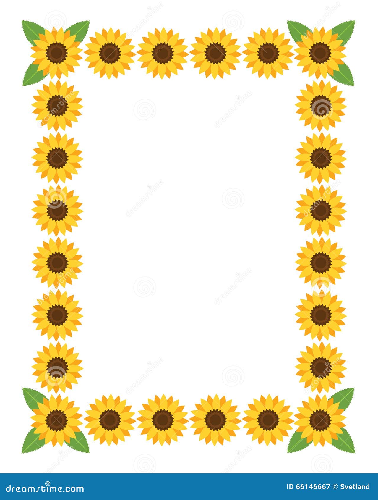 Vertical Frame with Flowers. Stock Vector - Illustration of colored ...