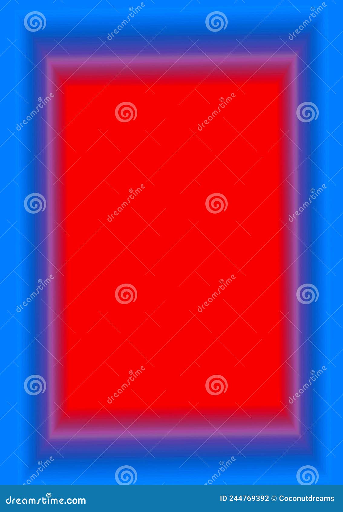 Vertical Frame of Gradient Blue with Candy Apple Red Copy Space Stock ...