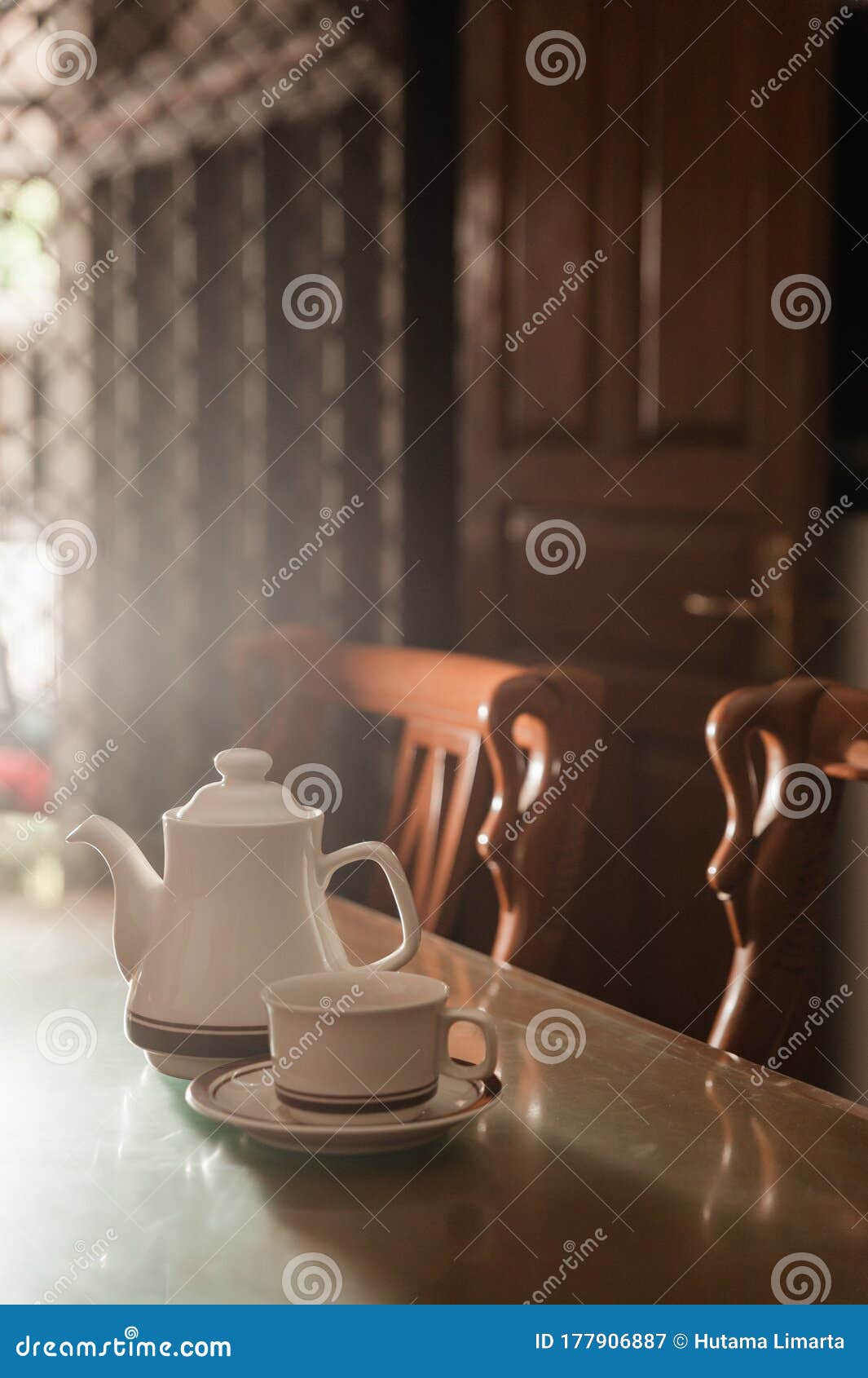 Tea Set for Relaxation stock image. Image of stayhome - 177906887