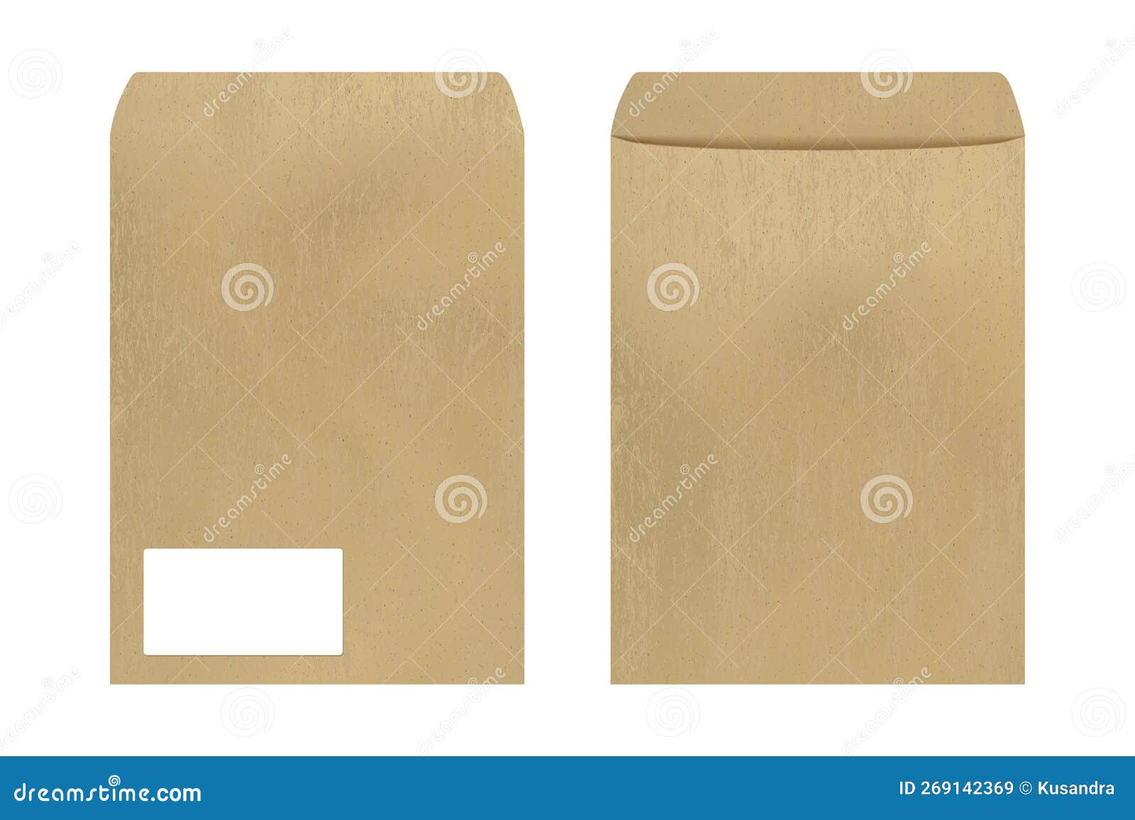 Manila Envelope Isolated Icon Vector Illustration | CartoonDealer.com ...