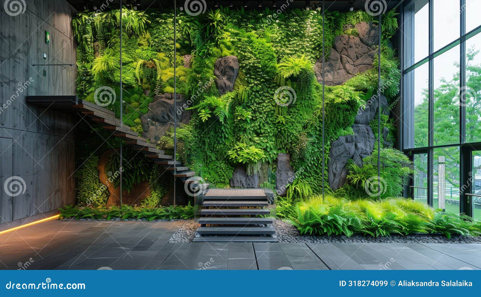 Vertical Garden Design, a Modern Interior Design Featuring a Vertical ...