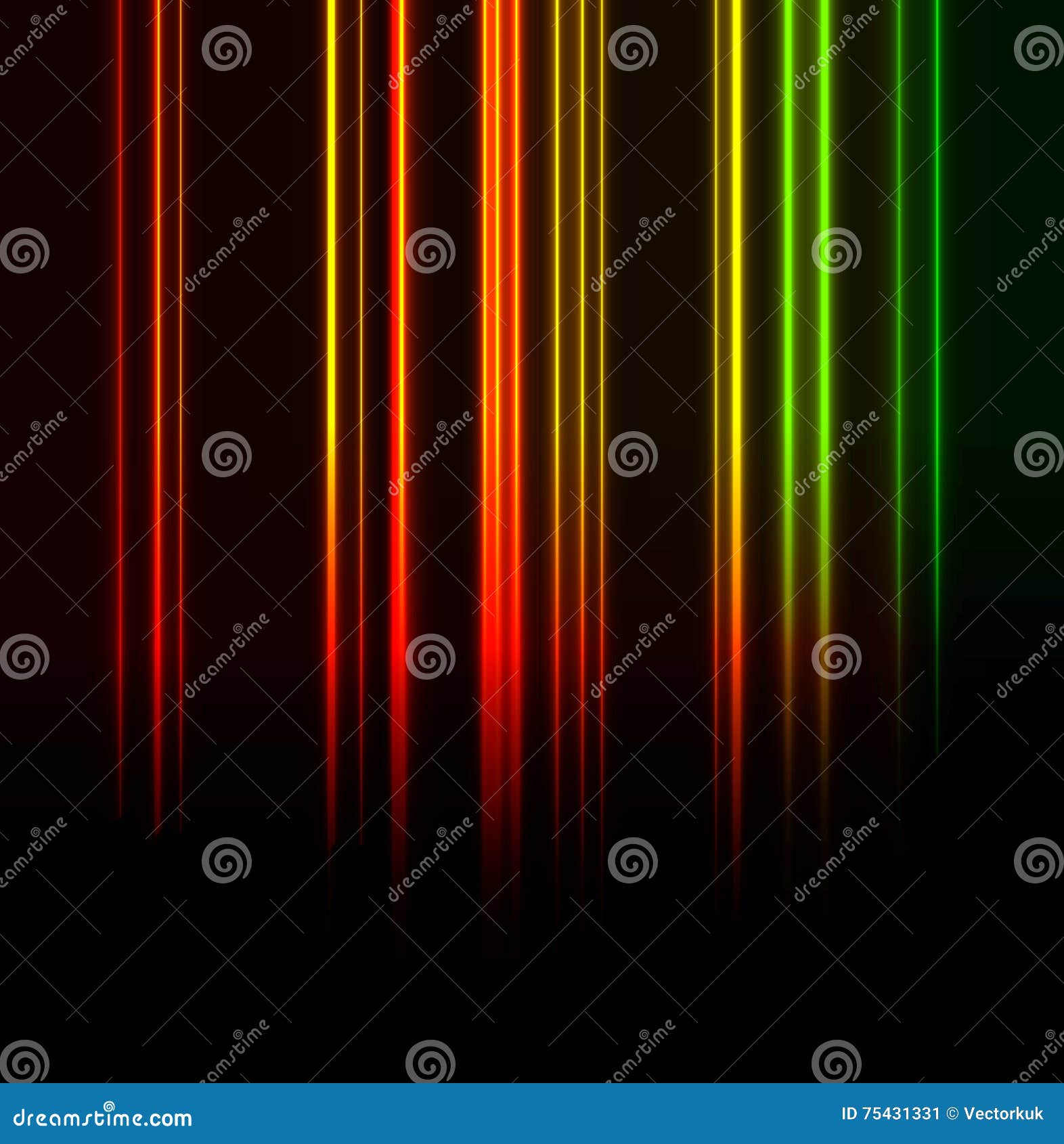 Vertical Glowing Lines Background Stock Illustration - Illustration of ...