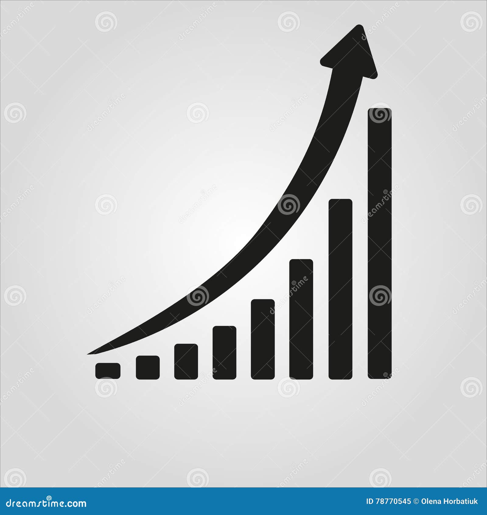 Vertical Graph. Vector Illustration | CartoonDealer.com #78771278