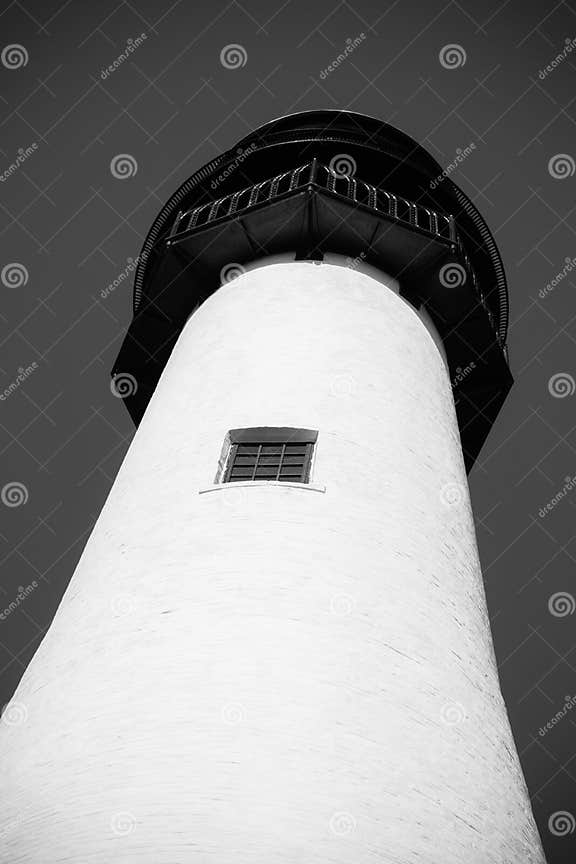 Vertical Greyscale Shot of a Lighthouse in Cuba Stock Photo - Image of ...