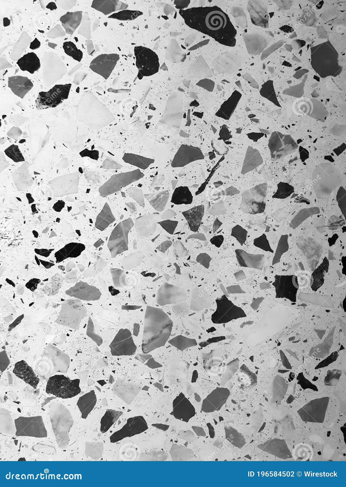 Vertical Greyscale Shot of a Modern Stone Floor Texture Stock Photo ...