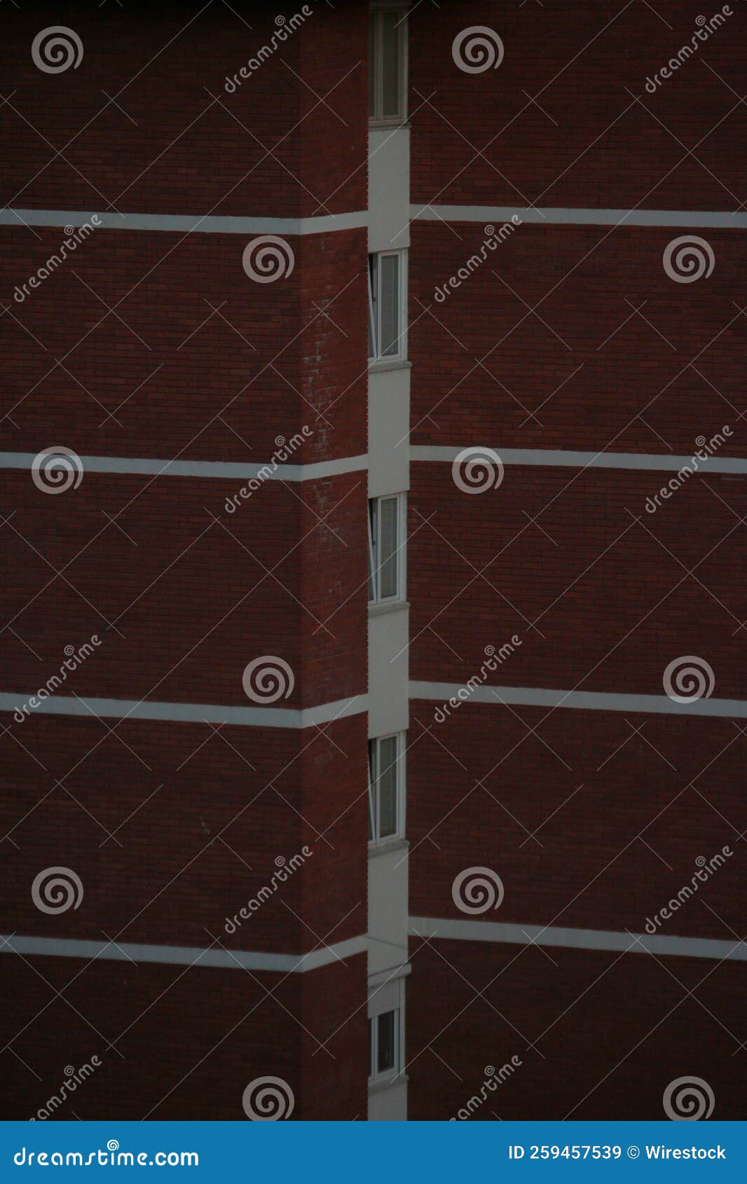 White Cladding Wall Made Of Stoneware With Interlocking Tiles Royalty ...