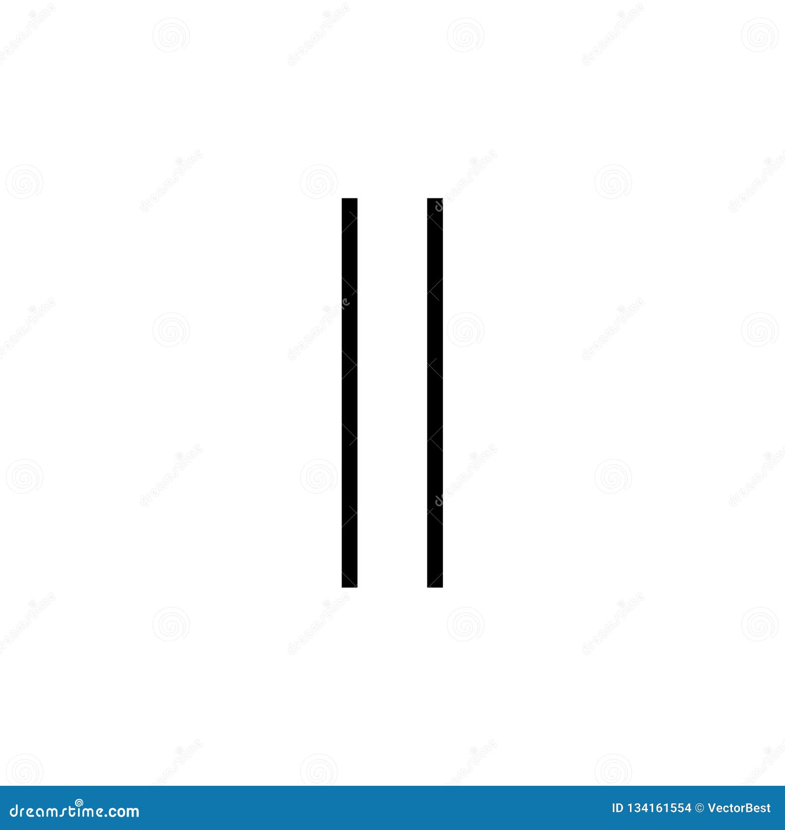 Vertical Icon Vector Sign and Symbol Isolated on White Background ...