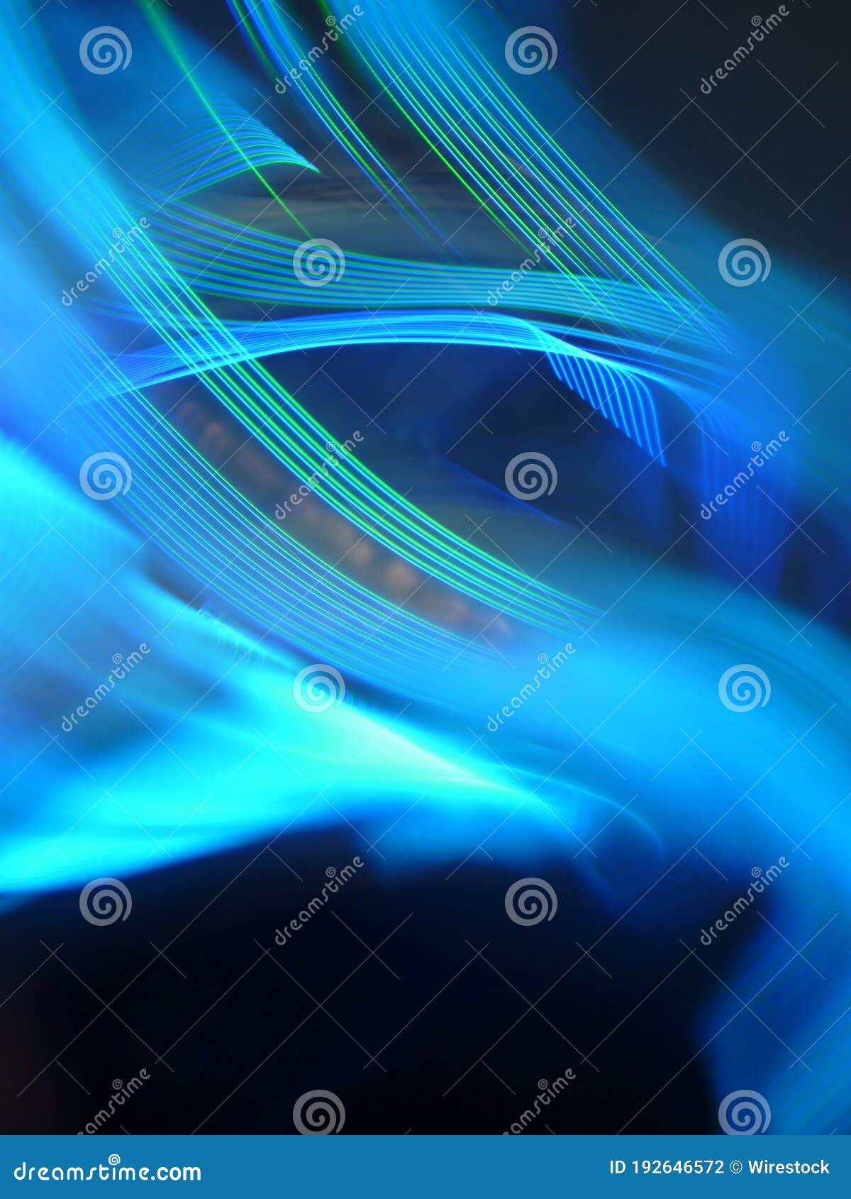 Vertical Illustration of Incredible Light Layers with a Virtual Space ...