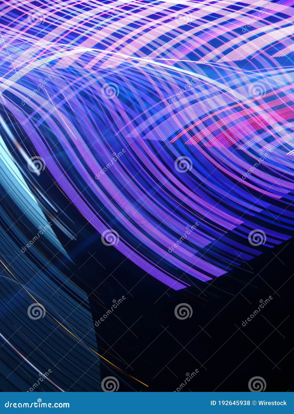 Illustration Of Interleaving Ray Trace Rhythm - Perfect For A Digital ...