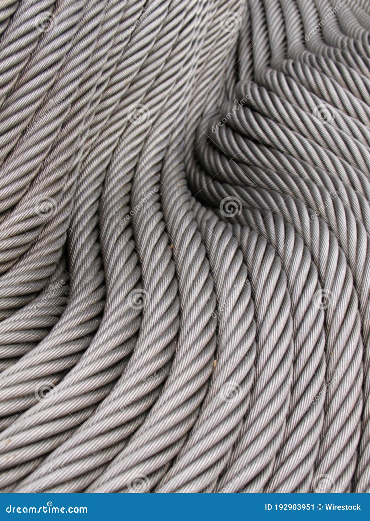 Vertical Illustration of Ropes Creating a Wave-like Patterns Stock ...