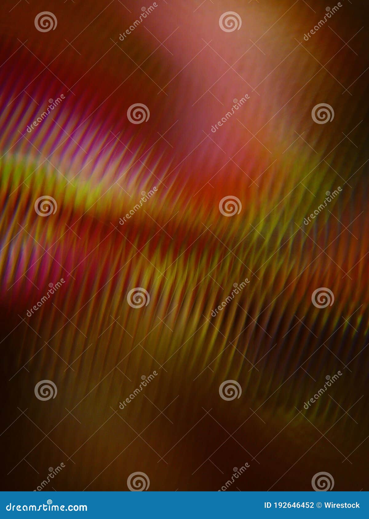 Vertical Illustration of Staggered Refracted Mottled Light Layers with ...