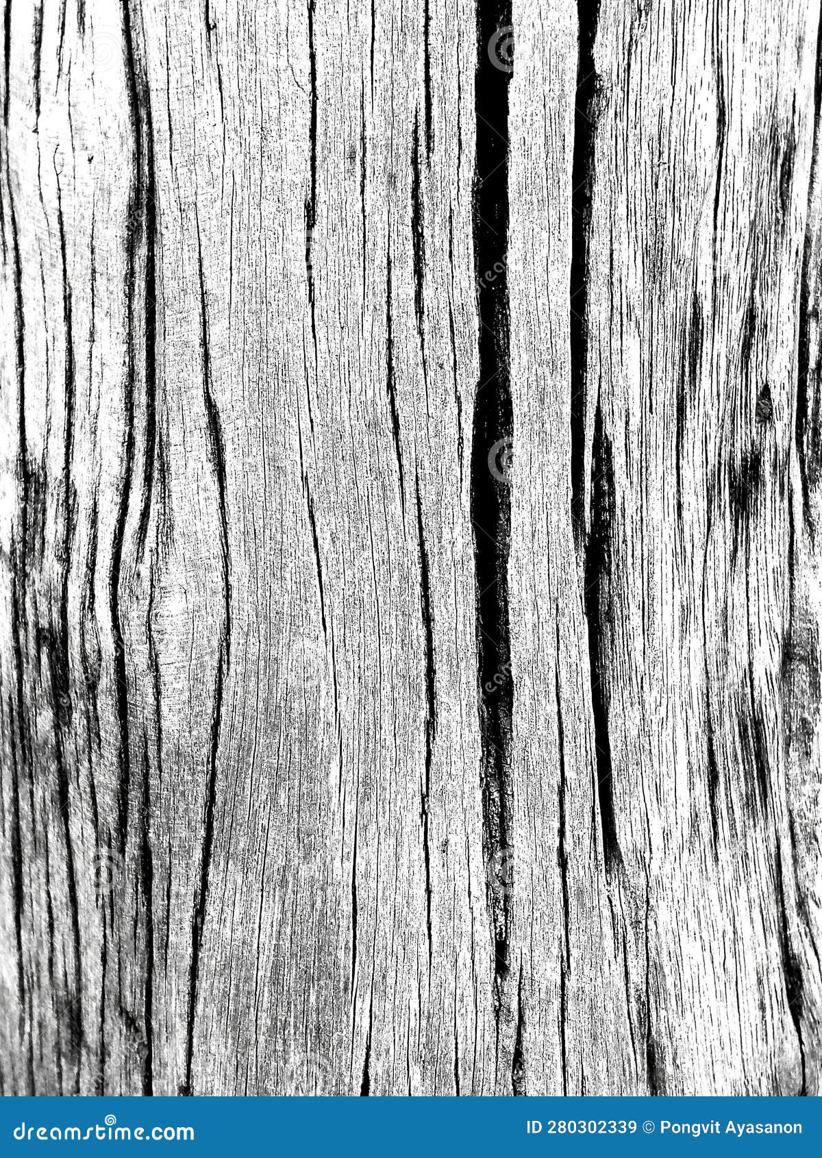 Vertical Image, Detail, Old, Decayed Wood Surface, Soft Focus Stock ...